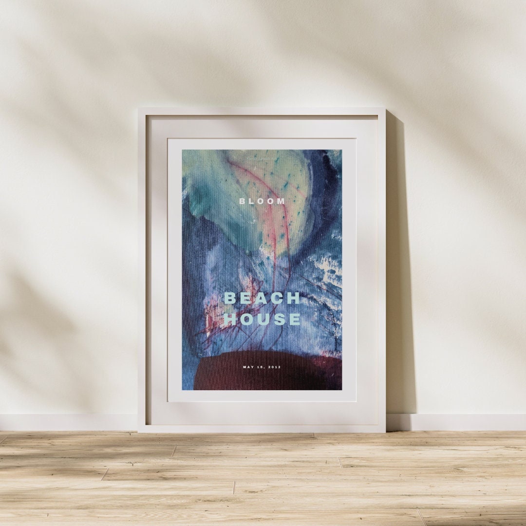 Beach House Album Poster - Bloom by Beach House - Shoegaze Poster ...