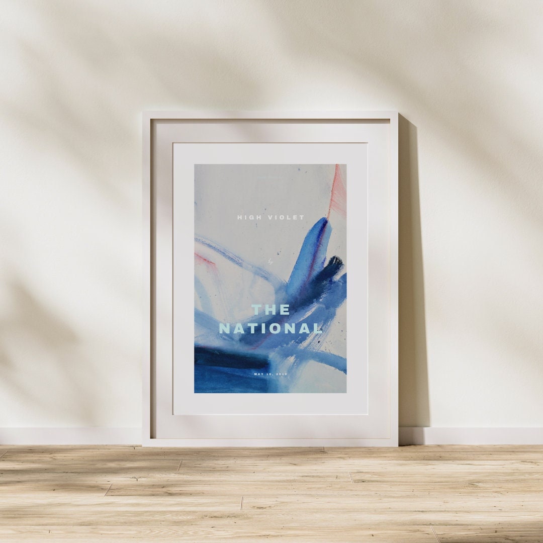The National Poster - High Violet Album - 4AD Poster - Matt Berninger ...