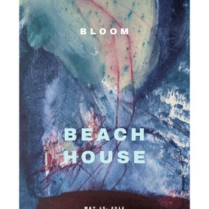 Beach House Album Poster - Bloom by Beach House - Shoegaze Poster ...