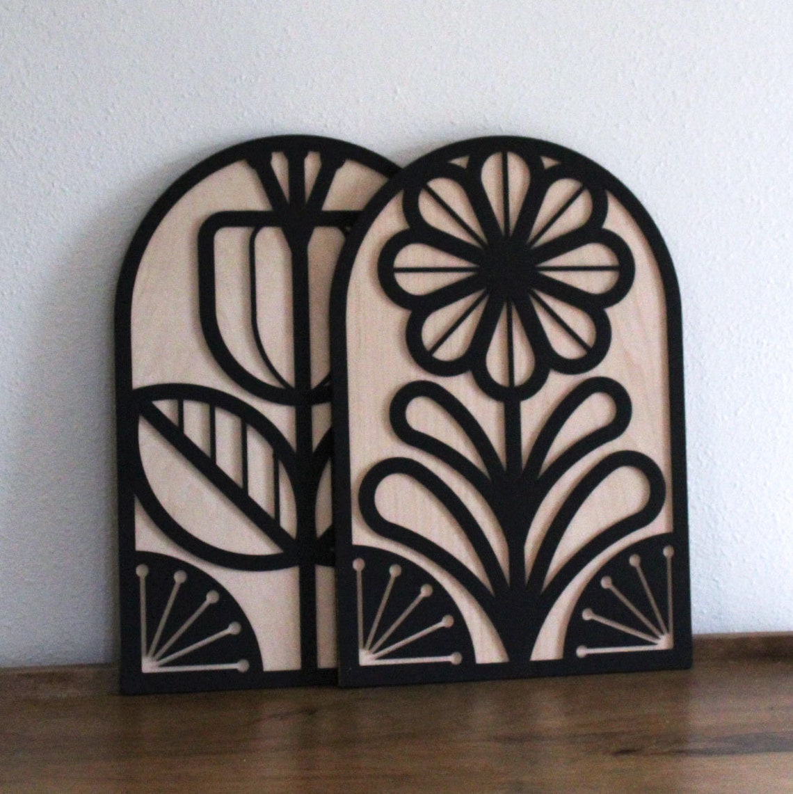 Daisy Flower Arch Sign Retro Floral Wood Wall Art - Etsy