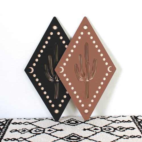 Cactus String Art Desert Bloom Prickly Pear Desert Theme - Etsy