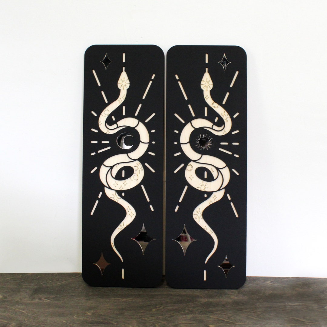 Sun & Moon Snake Panels - Etsy