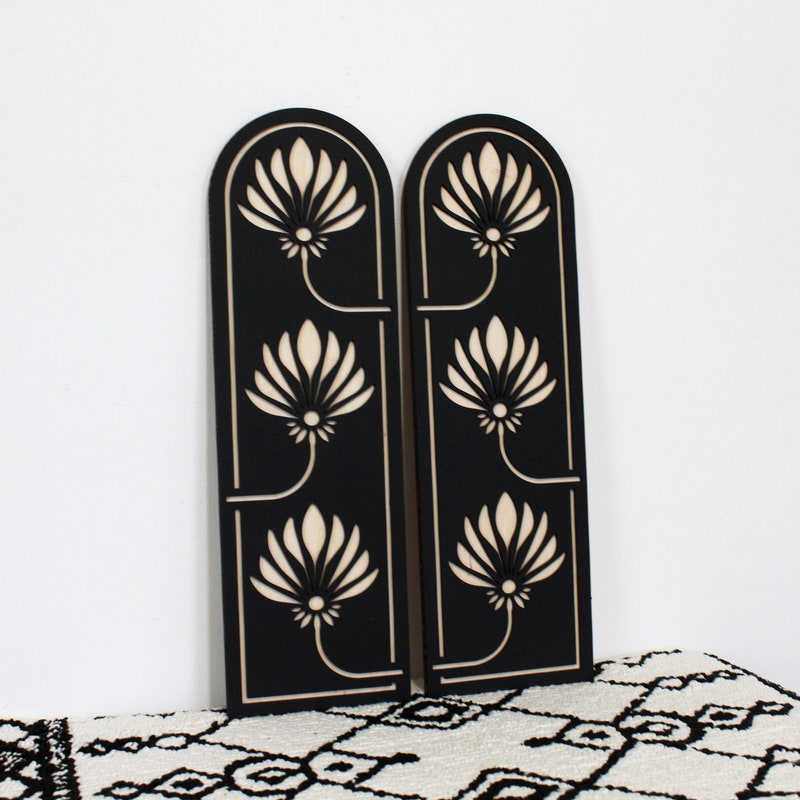 Wall Lotus Deco Wood - Etsy