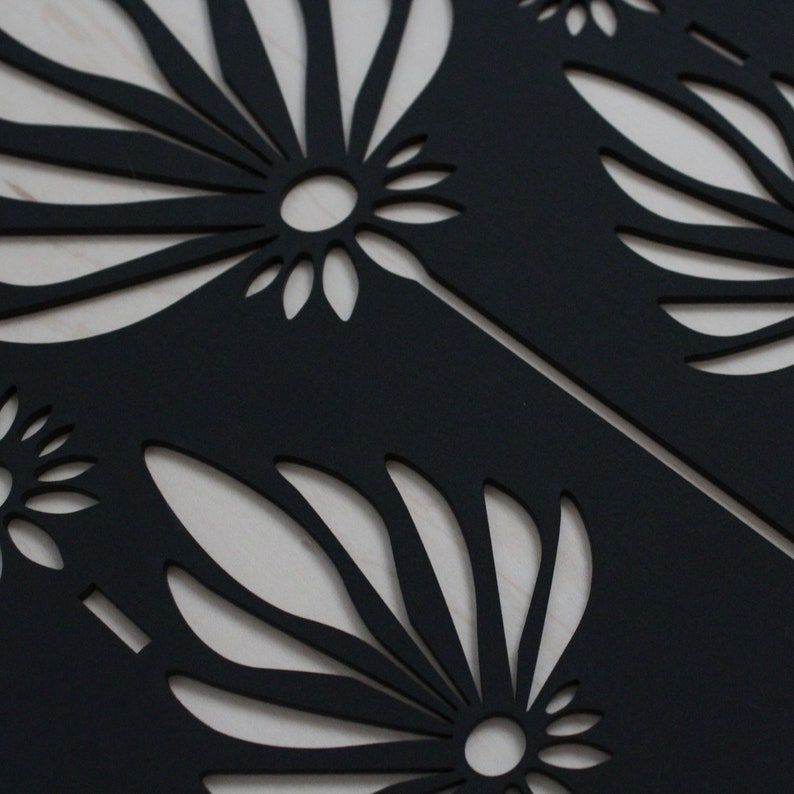 Lotus Flower Arch Lotus Wood Wall Hanging - Etsy