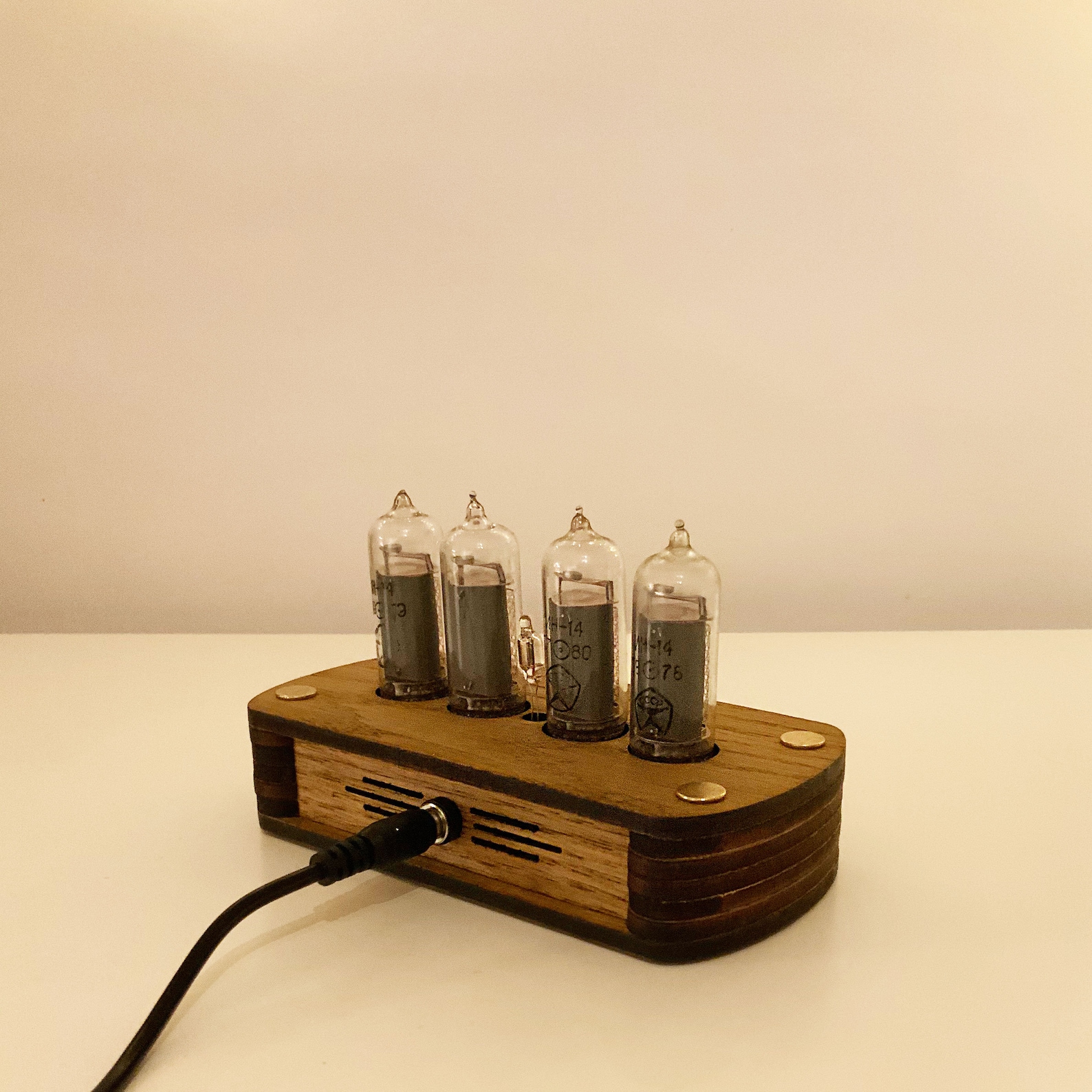 Nixie Clock Kit IN14 with Tubes and Wooden Enclosure. - Etsy