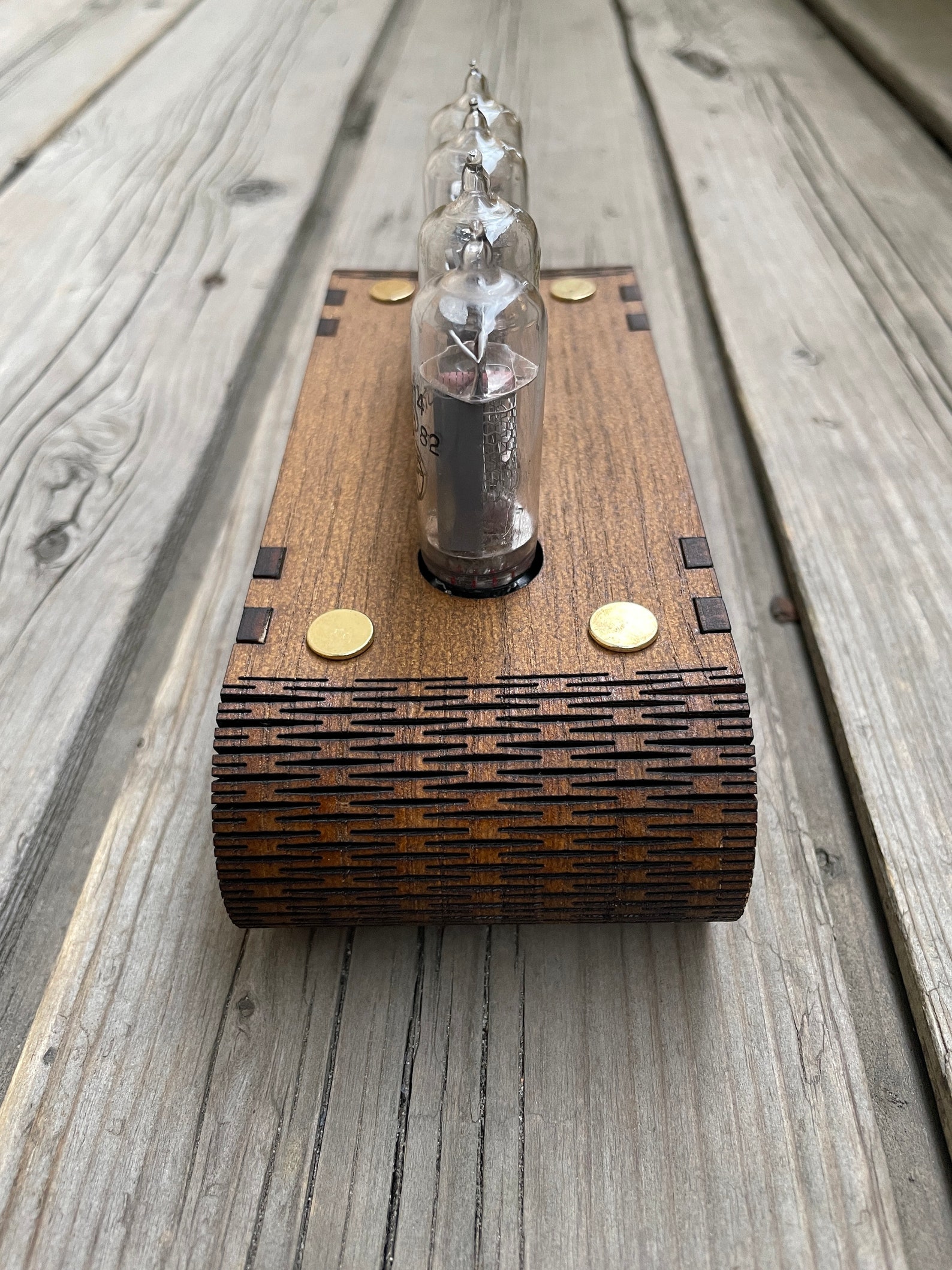 Nixie Clock Kit IN14 gofra with Tubes and Wooden - Etsy