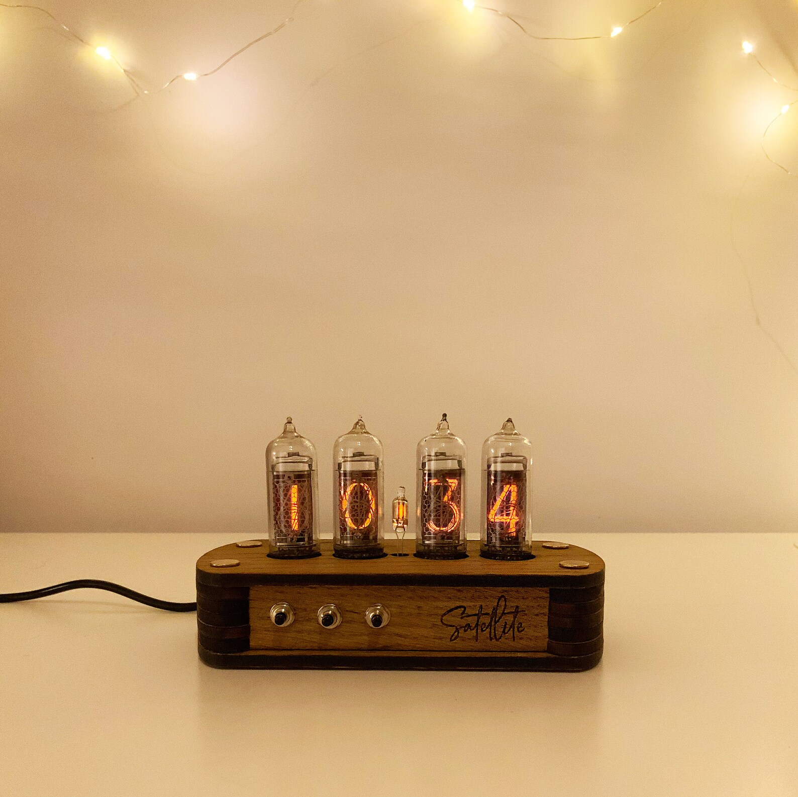 Nixie Clock Kit IN14 with Tubes and Wooden Enclosure. - Etsy