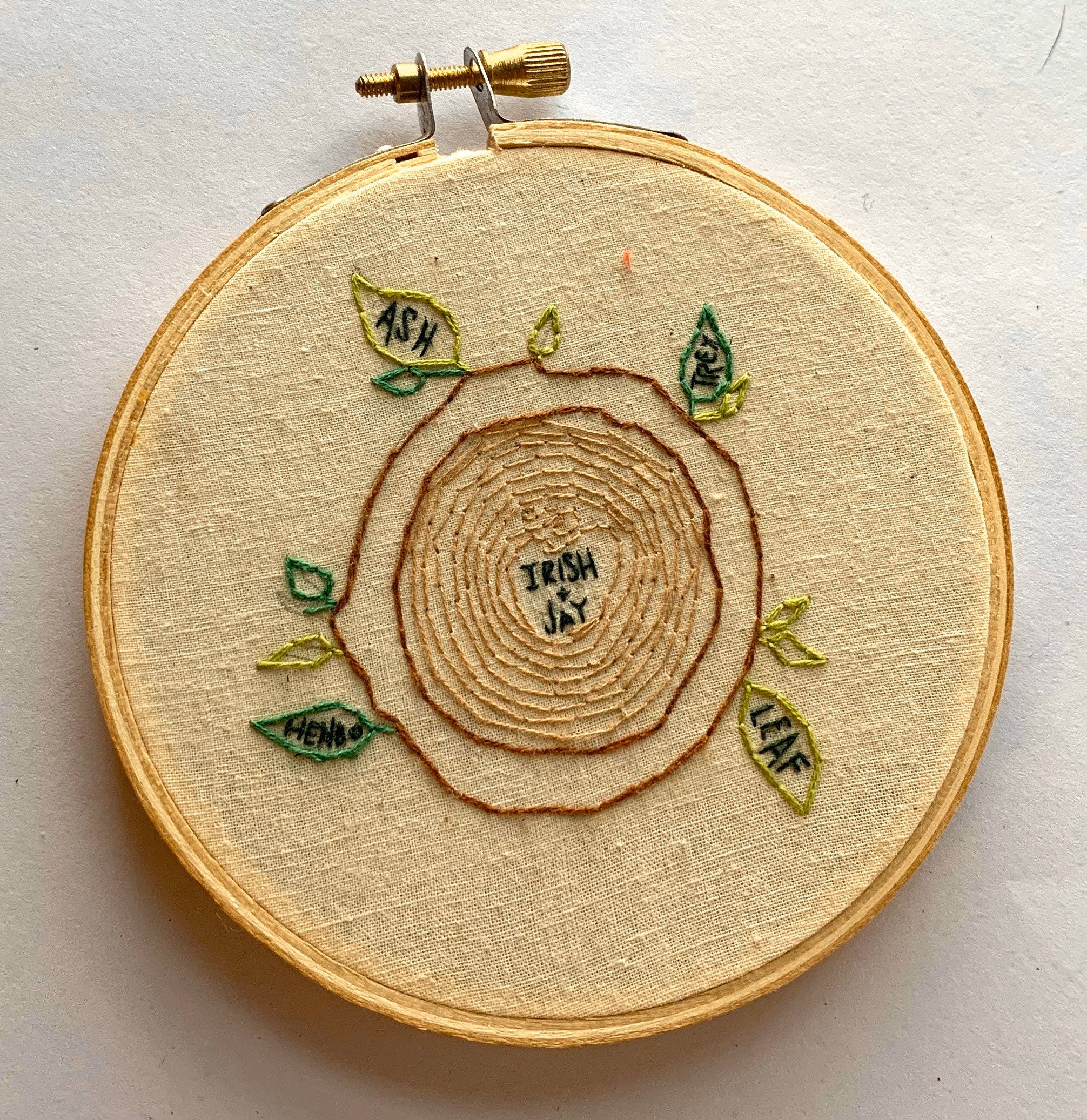 CUSTOM Family Tree Embroidery - Etsy