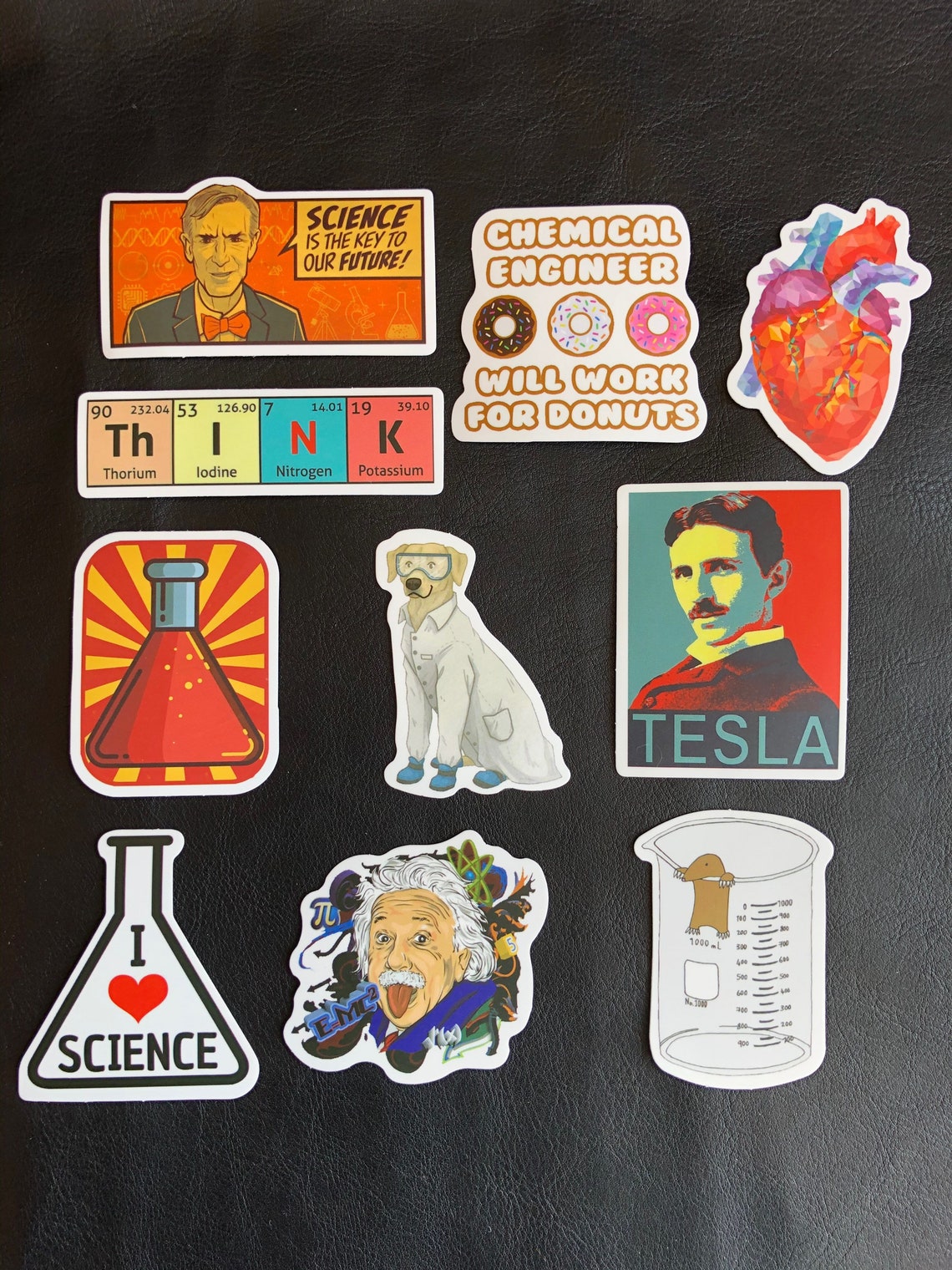 10 Fun Amusing Science Project stickers for embellishments on | Etsy