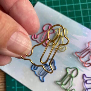 Set of 8 Cute Puppy Dog Animal Canine Pooch Paper Clips for Stationery ...