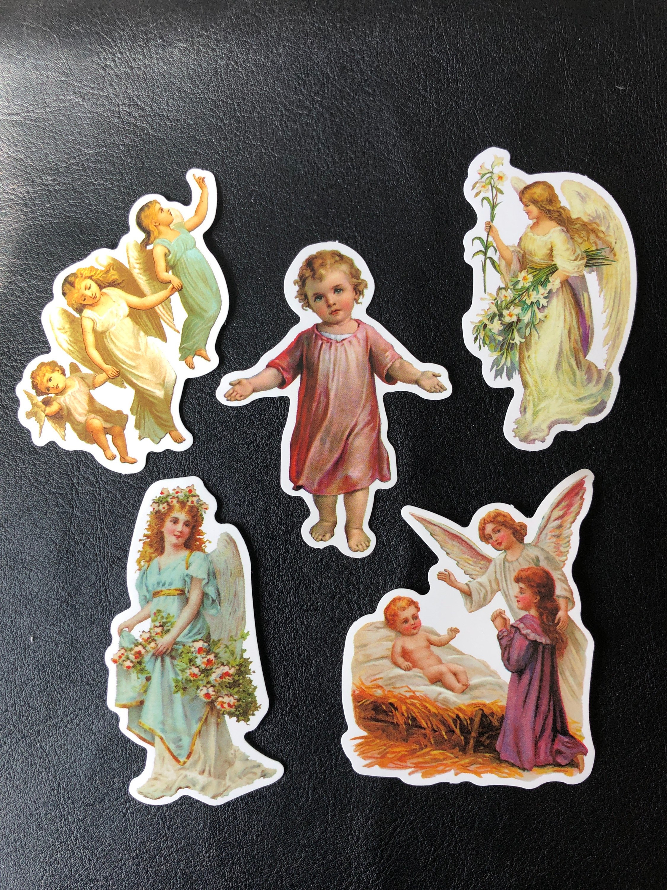 5 Christian Cherub Cherubim Seraphim Love stickers for cups | Etsy