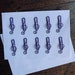 Set of 10 Quality Music Musical Treble Clef Coloured Metal Paper Clips ...
