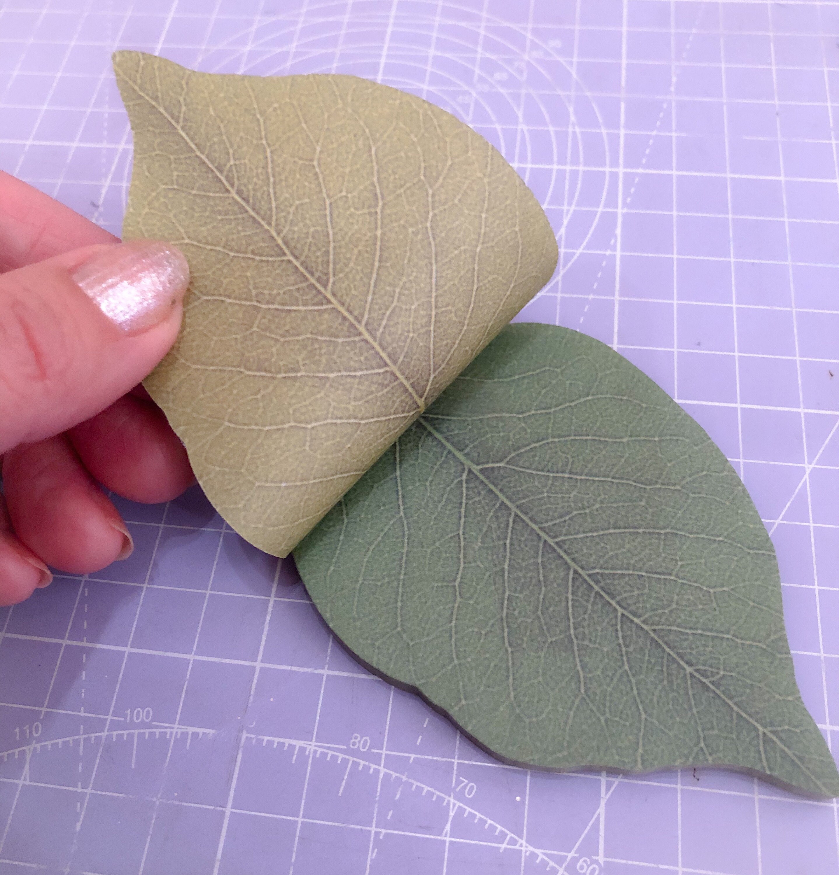 Realistic Green Leaf Sticky Memo Notes for Scrapbooking Page - Etsy UK
