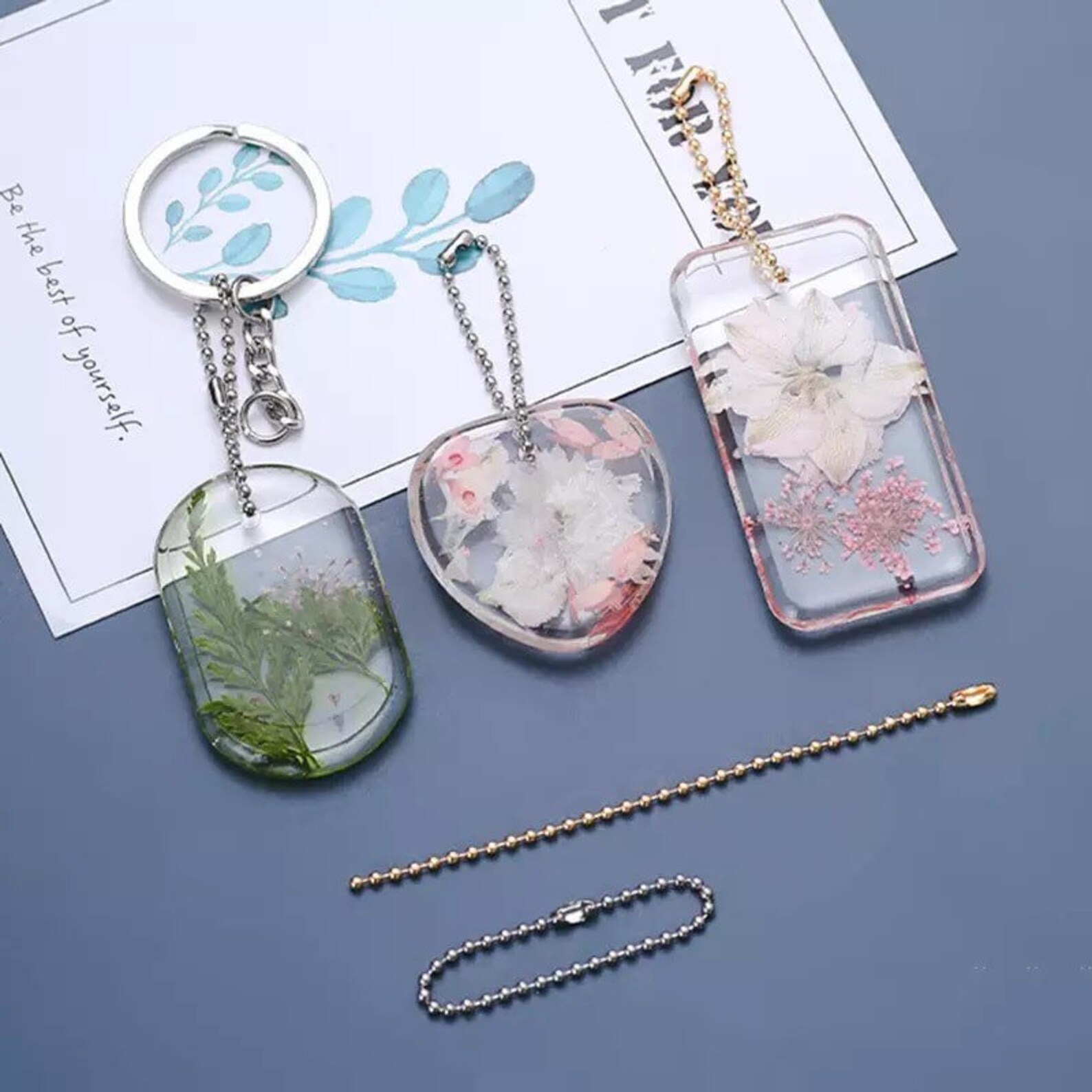 Set of 6 Different Individual Key Chain Fob Pendant Silicone - Etsy