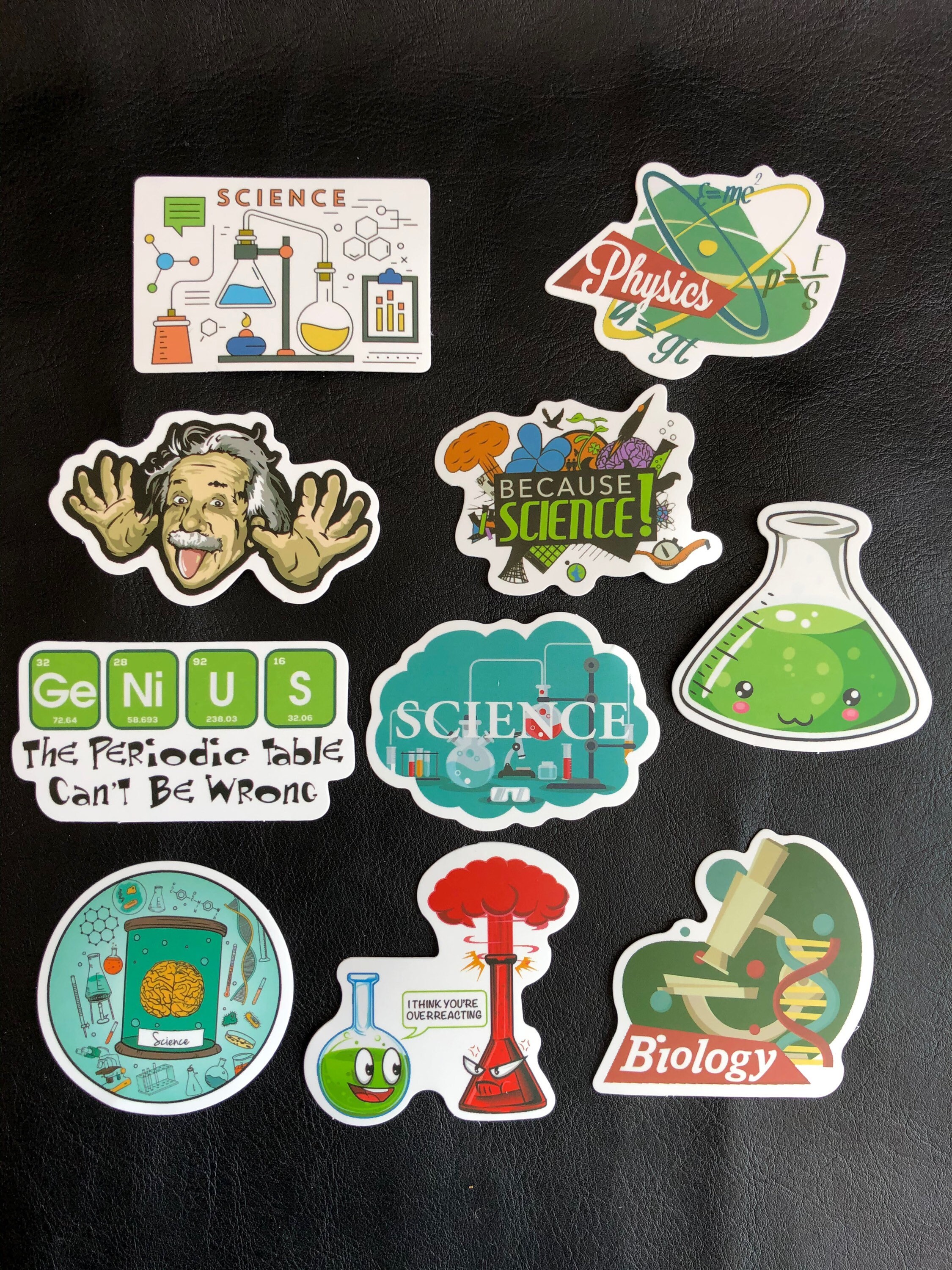 10 Fun Amusing Science Project stickers for embellishments on | Etsy
