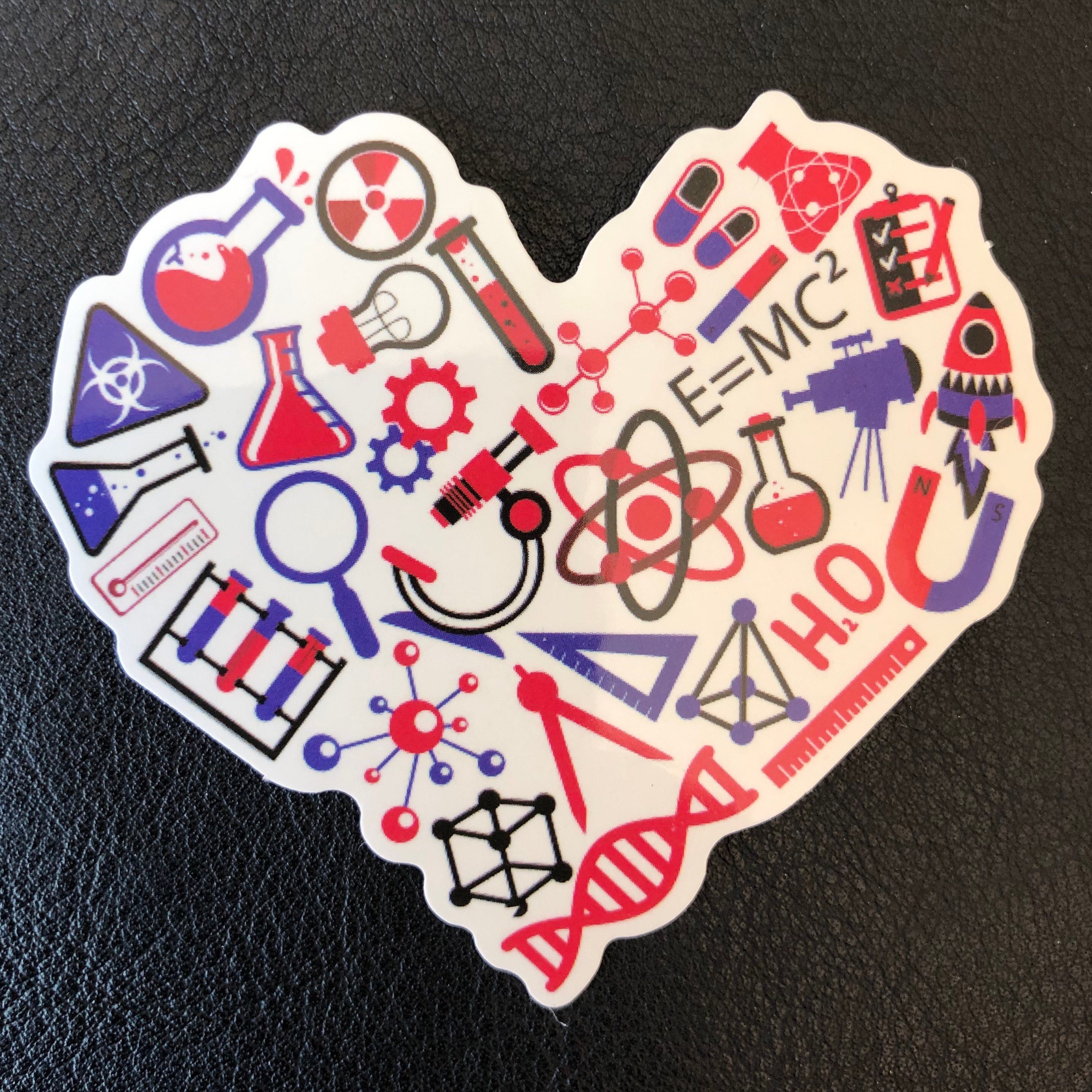 10 Fun Amusing Science Project Stickers for Embellishments on | Etsy