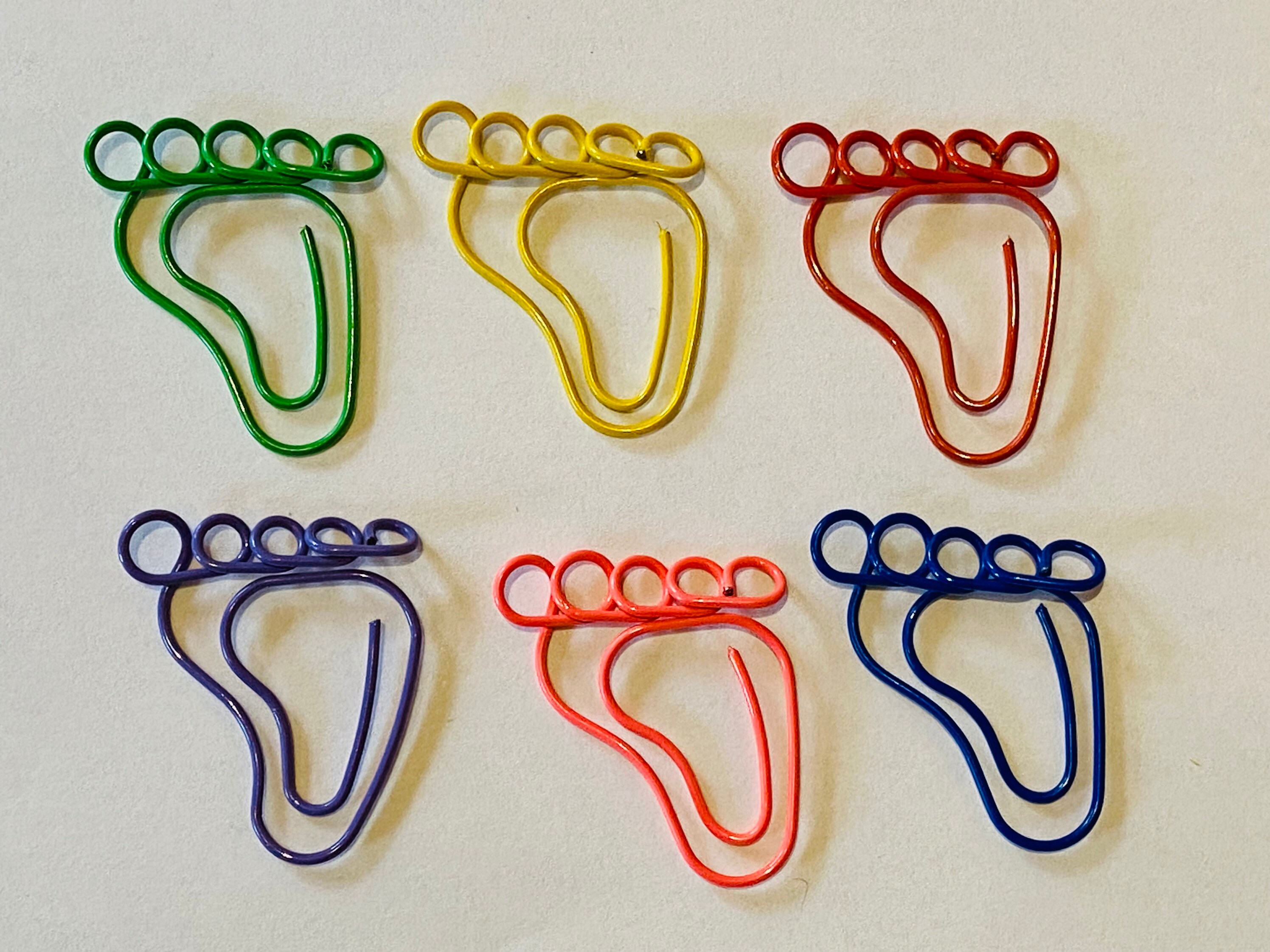 Set of 8 Foot Feet Toes Plastic-coated Colourful Colorful - Etsy