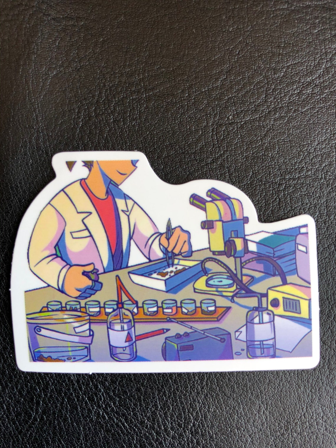 10 Fun Amusing Science Project Stickers for Embellishments on Cups ...
