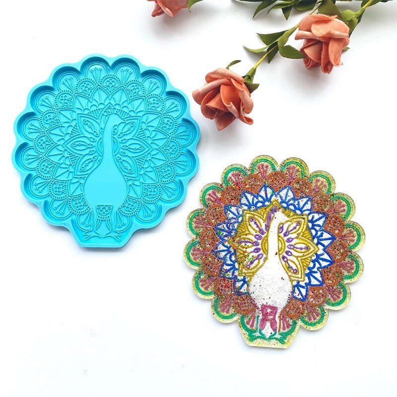 Peacock Feather Mat - Etsy