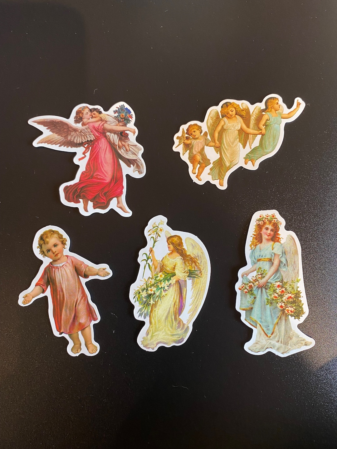 5 Angel Cherub Cherubim Seraphim Love Stickers for Cups, Guitars ...