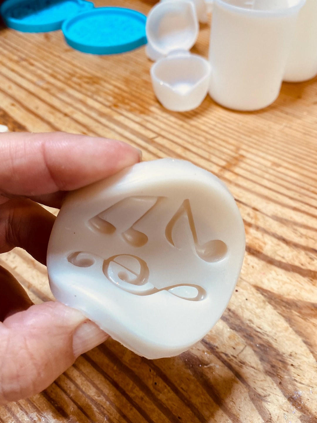 SMALL Musical Note Treble Clef, Semi Quaver, Quaver, Silicone, Fondant ...