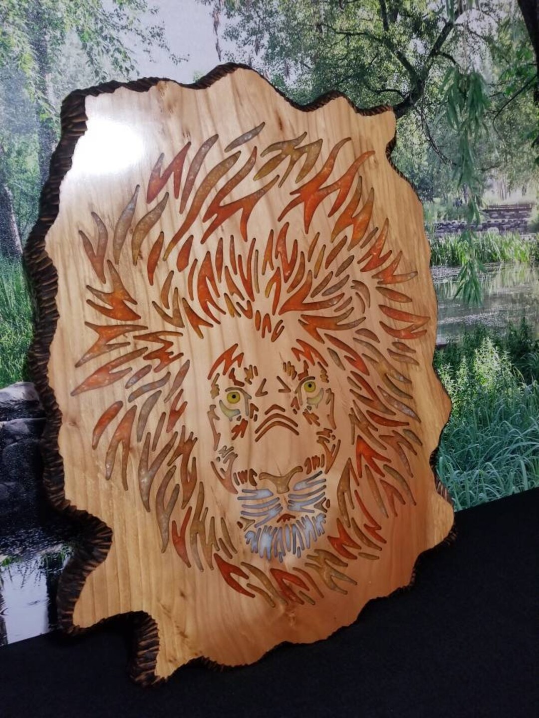 Epoxy, Epoxy Art, Lion, Nature, Resin, Resin Art, Wall Hangar, Relief ...
