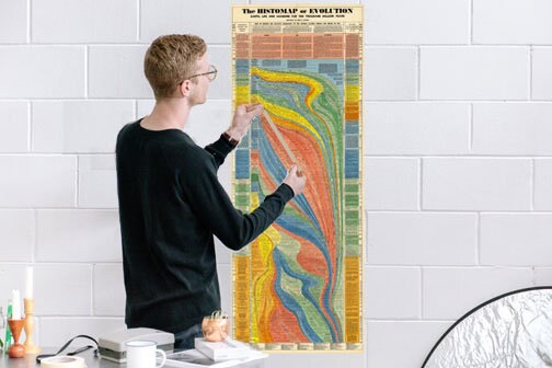 Histomap of Evolution Timeline Poster Chart - Gifts for Researchers ...