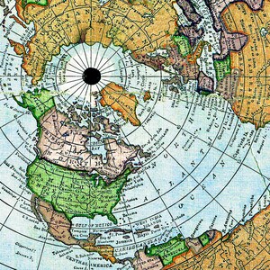 Alexander Gleason's New Standard Map of the World 1892 | Etsy