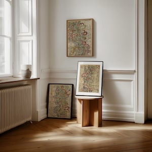 Sheet 1 - Harold Fisk Mississippi River Map Wall Art Poster - Unframed ...