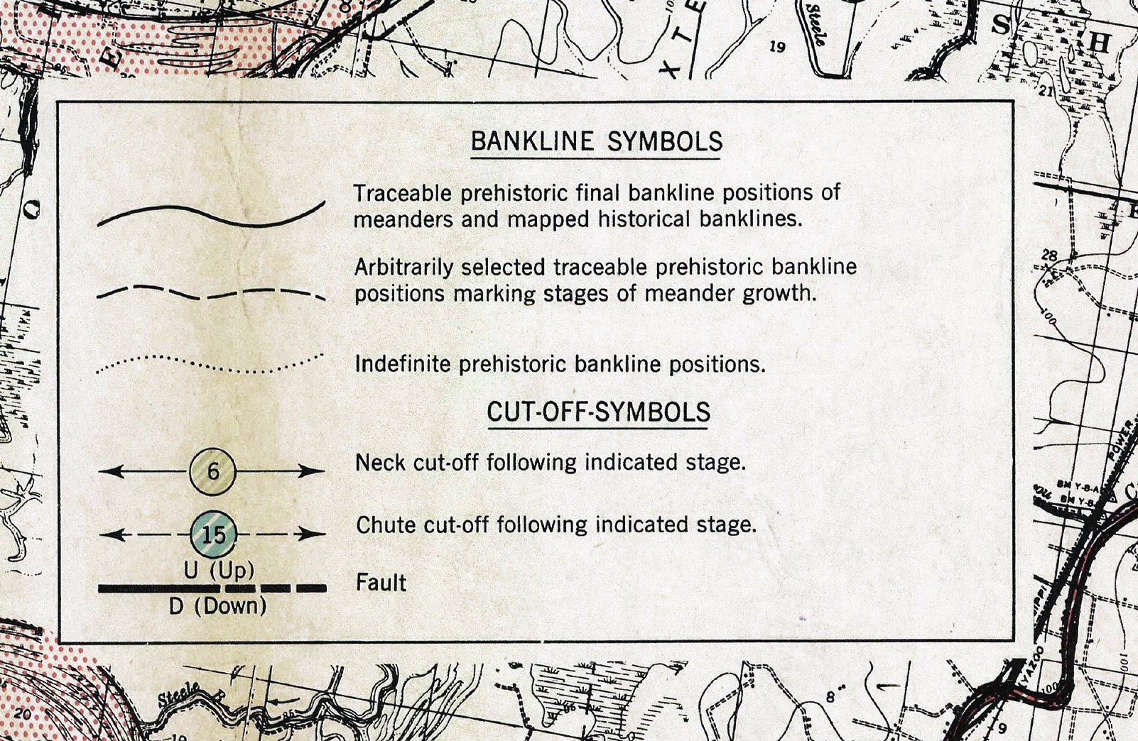 Sheet 10 - Harold Fisk Mississippi River Map Vintage Wall Art Poster ...