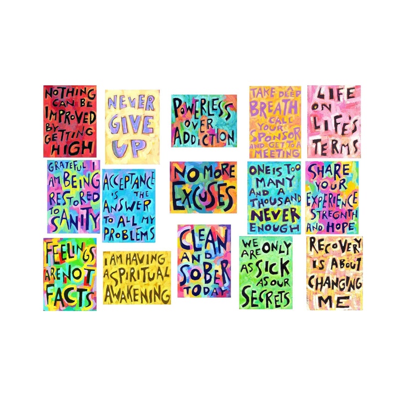 Recovery Posters - Etsy