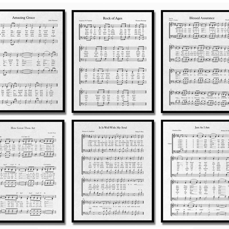 Printable Hymn Wall Art - Etsy