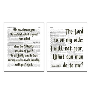 Christian Gifts for Men - Hand Lettering Bible Verses Passages - 6 ...