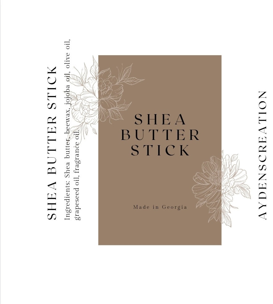 Shea Butter Stick, Shea Butter Body Butter Stick~hydrating Shea~dry ...