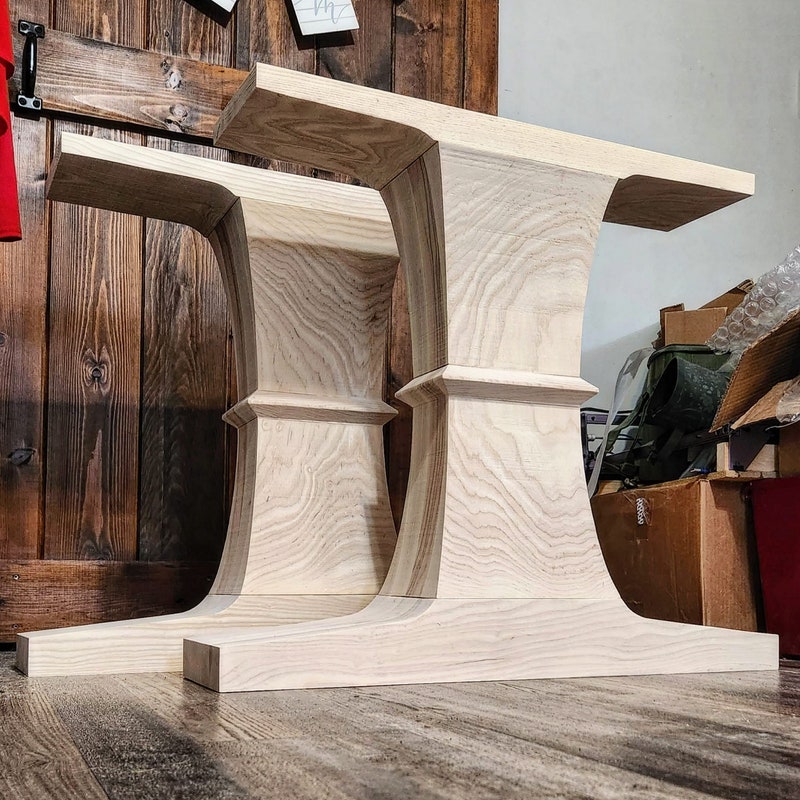 Dining Table Base Wood - Etsy