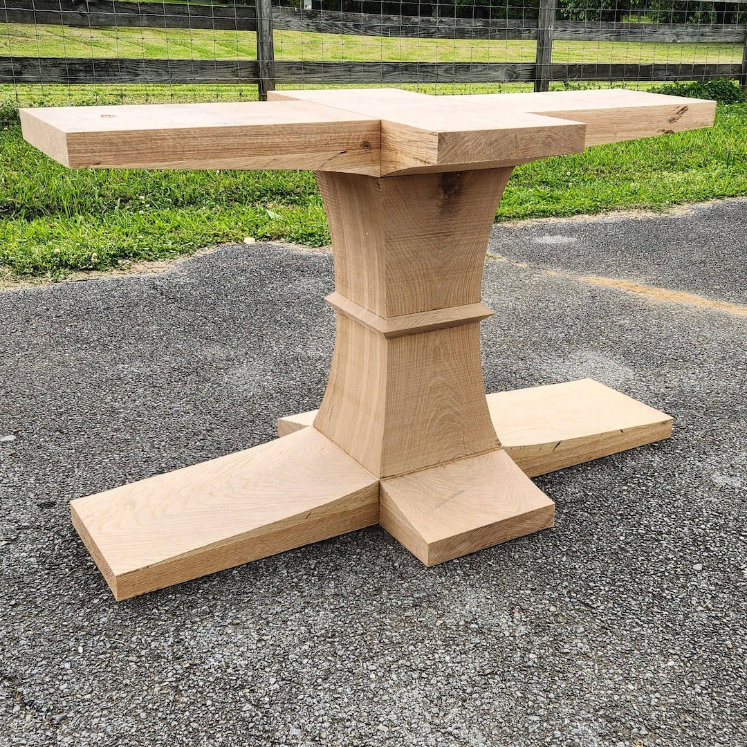 Single Pedestal Table Base the Titan Design - Etsy