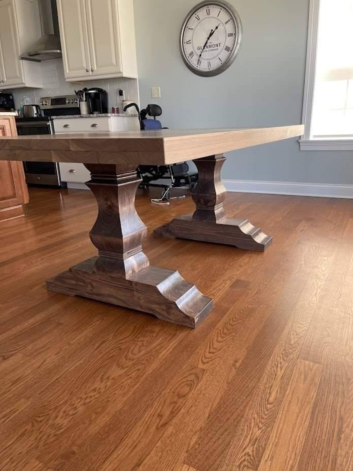 Pair of Trestle Dining Table Pedestals- "coastal Captivation" Design ...