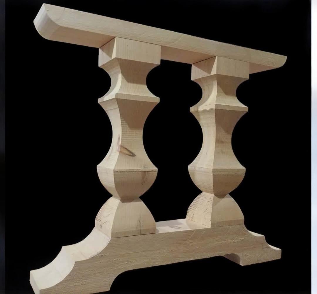 Unfinished pedestal table store
