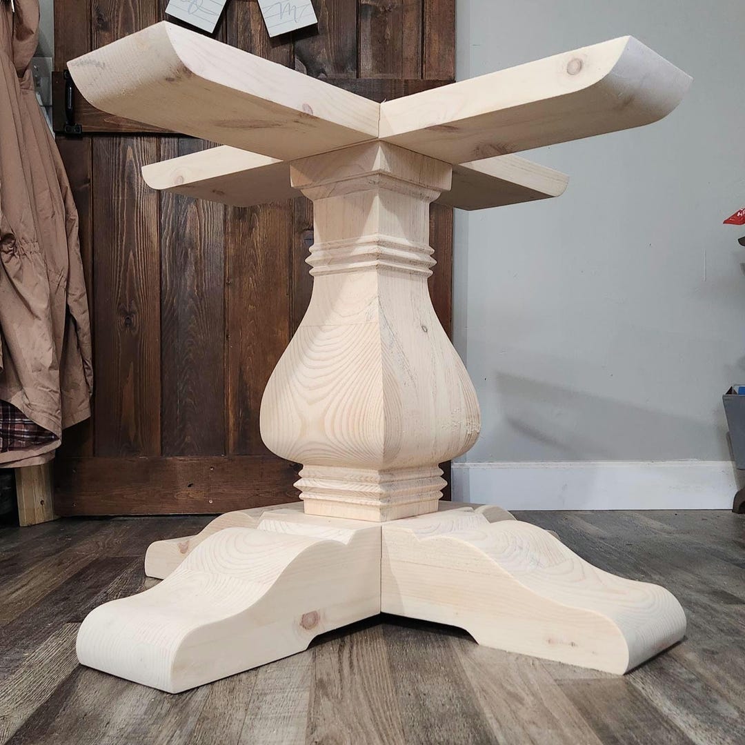 Round Table Pedestal Base - Single Pedestal - Etsy