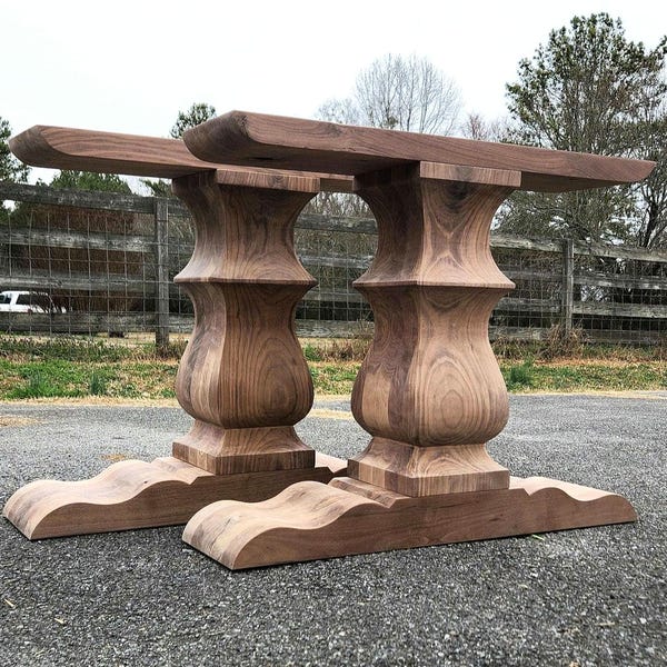 Metal Trestle Table Base - Etsy