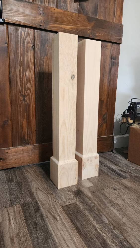 Modern Kitchen Island Legs - Set of 2 - Etsy