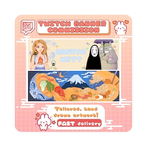 Twitch Banner Commission - Etsy