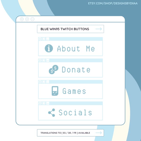 Windows 95 Twitch Overlay - Etsy