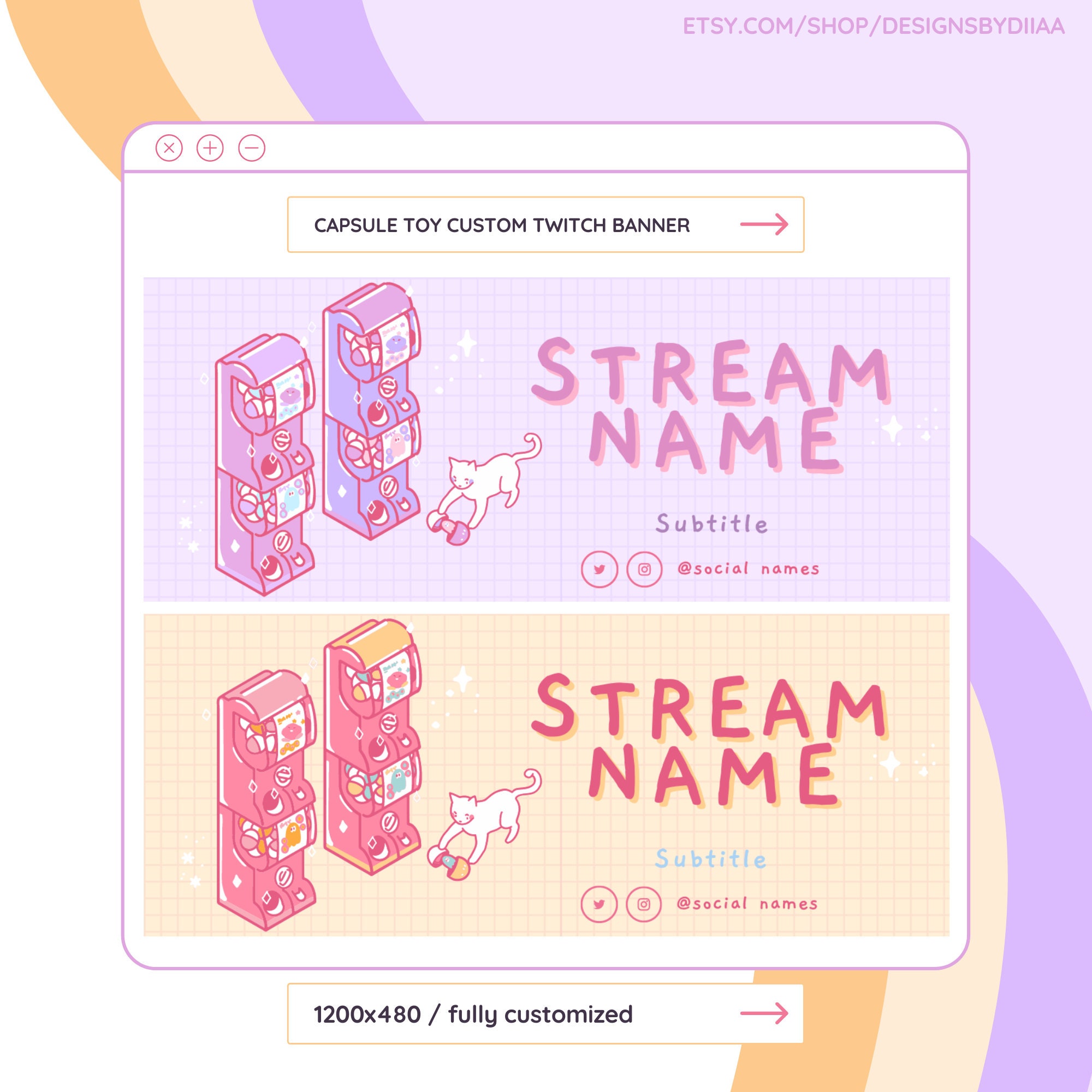 Design & Templates CUSTOM Twitch Screens Twitch Overlay Twitch Emote ...