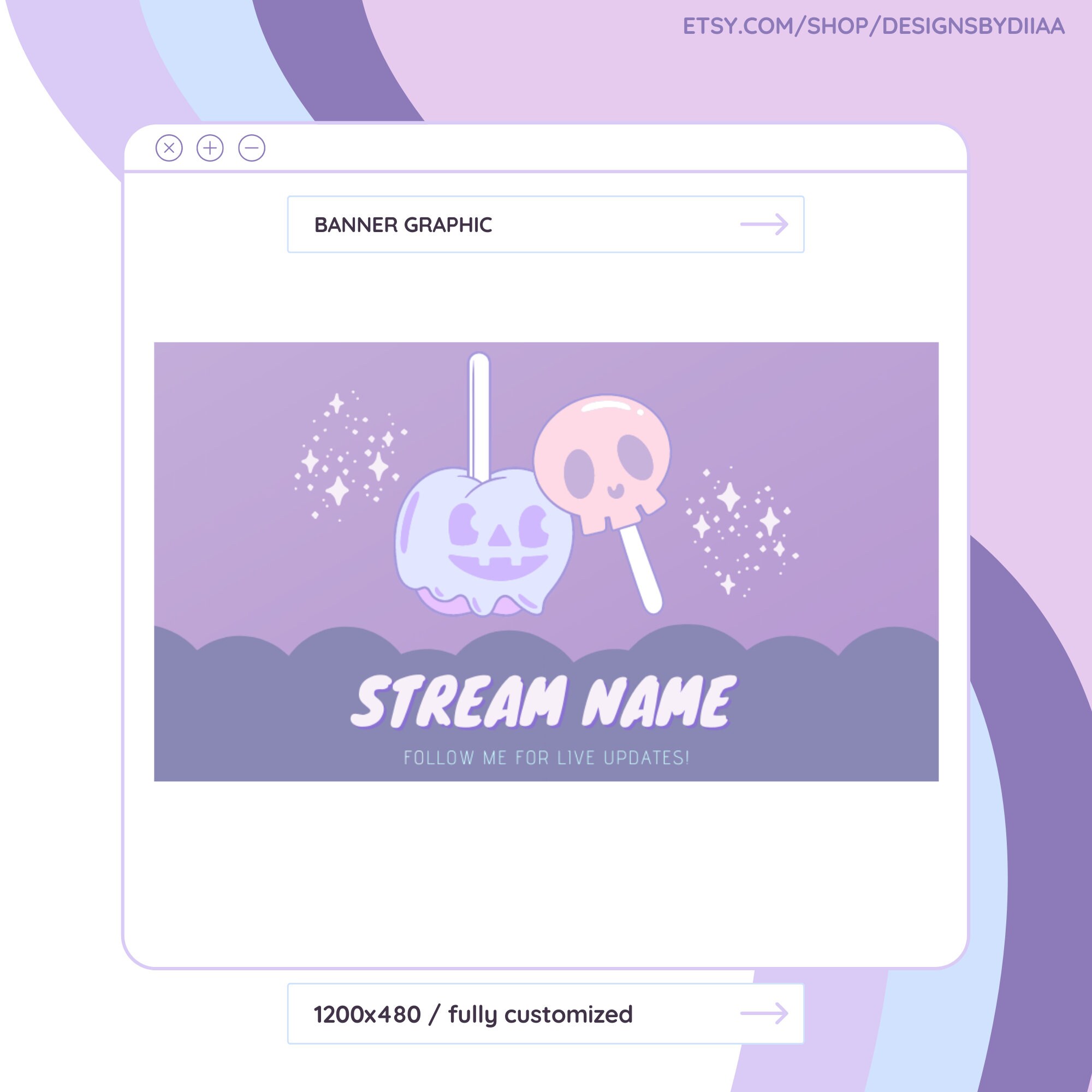 Cute Pastel Spooky Stream Full Package With Panels Overlays | Etsy