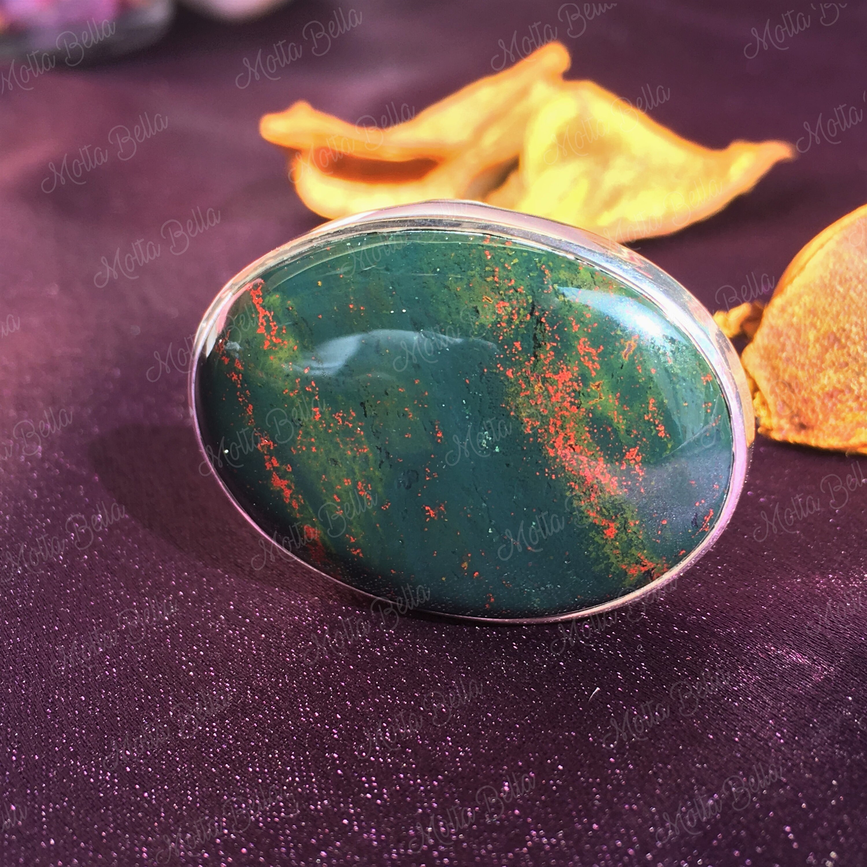 Boho Ring Natürlicher Blutstein Ring für sie 925 Sterling - Etsy.de