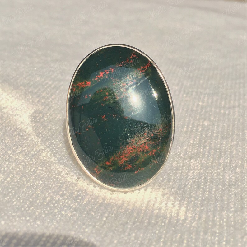 Boho Ring Natürlicher Blutstein Ring für sie 925 Sterling - Etsy.de