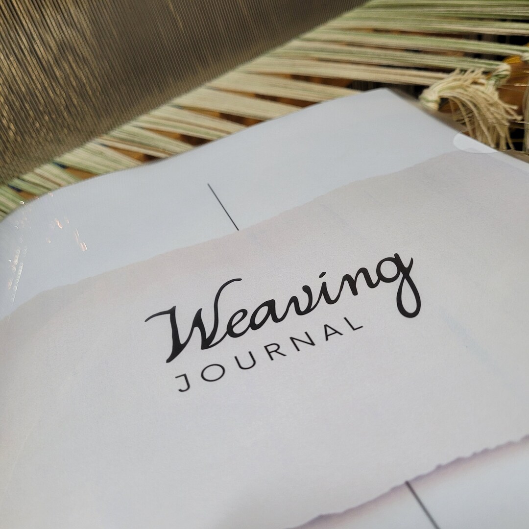 Weaving Journal Printable Project Planner for Handweavers PDF Digital ...