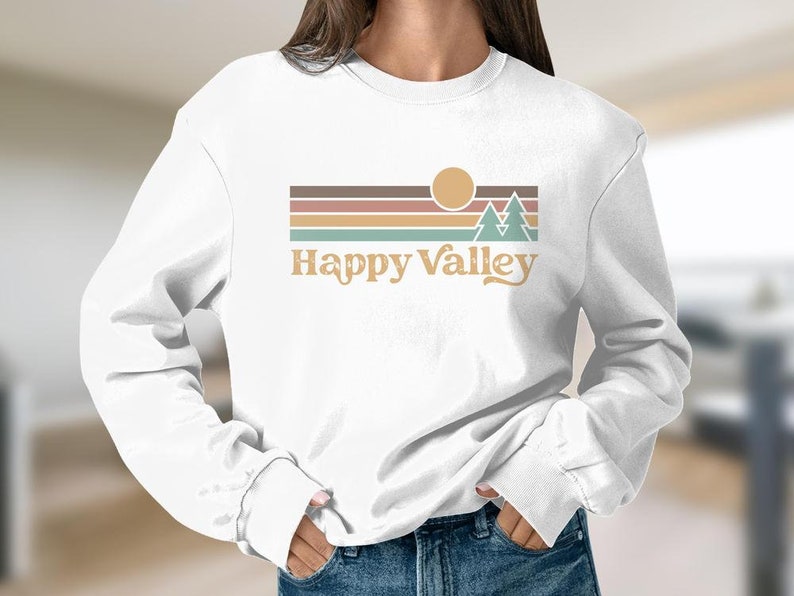 Happy Valley Svg Png Eps Digital Download Sunset Graphic - Etsy