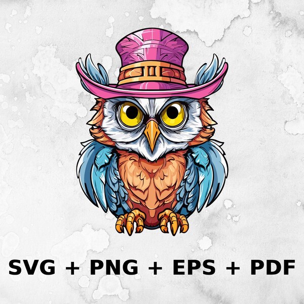 Easter Owl Clipart - Etsy